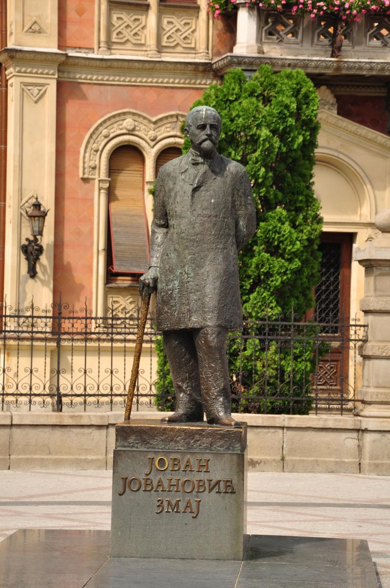 The statue of Jovan Jovanović Zmaj | Novi Sad